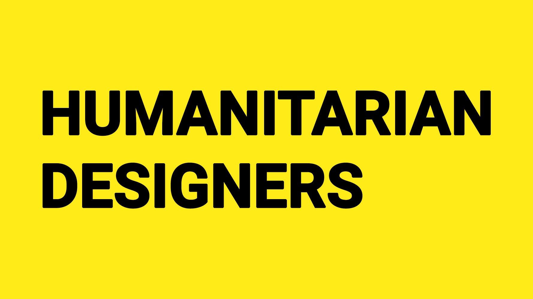 Humanitarian Designers: Homepage